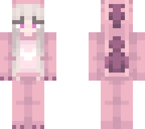 Cute pink egirl skin | Minecraft Skin