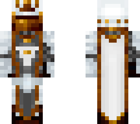 Gray White Knight (Variant of KATTTAKURI's skin on Planet Minecraft ...