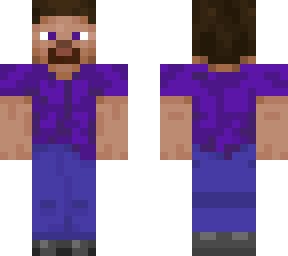 Purple Steve | Minecraft Skin