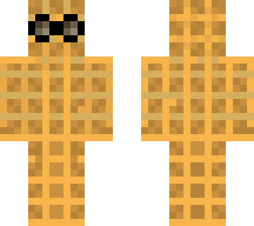 Waffle with glasses | Minecraft Skin