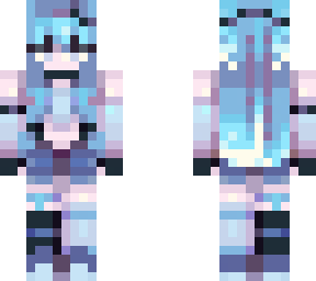 . cyber ice . | Minecraft Skin