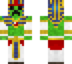 Creeper Egyptian God | Minecraft Skin