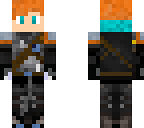 orange hair | Minecraft Skin
