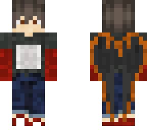 Edgy Winged Elf Boy | Minecraft Skin