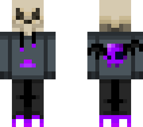 purple skeleton | Minecraft Skins