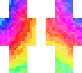 Rainbow Swirl | Minecraft Skin