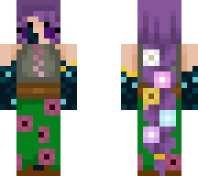 RB!Xen with Azule dress sculk | Minecraft Skin