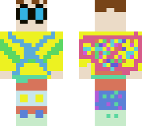 beraschungs mann mit brille | Minecraft Skin