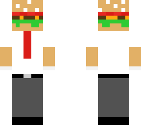 cheeseburger man | Minecraft Skin