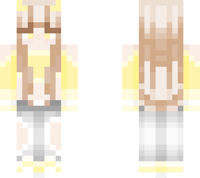 Cute yellow demon | Minecraft Skin