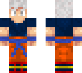goku in shirt master ultra instinct | Minecraft Skin