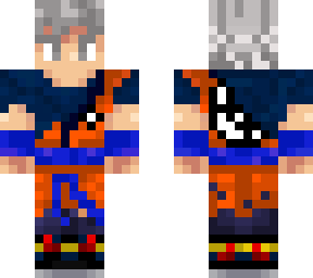 goku master ultra instinct version | Minecraft Skin