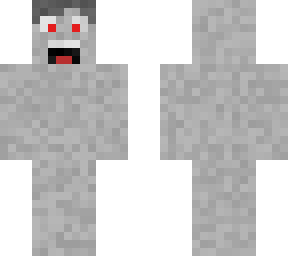 person stuck in gray wool | Minecraft Skin