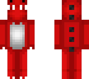 red dino | Minecraft Skin