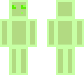 [Bright Green] Slime Gamer Outline | Minecraft Skin