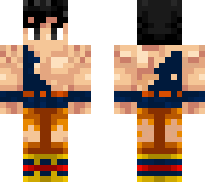 Goku spirit bomb | Minecraft Skin