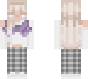 Purple Butterfly Girl | Minecraft Skin