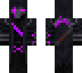 shadow masked assassin gost purple | Minecraft Skin