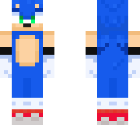 Sonic Skin Update | Minecraft Skin