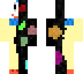 Abstracted kaufmo (the amazing digital circus) | Minecraft Skin