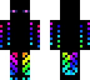 rainbow enderman | Minecraft Skin