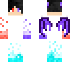 Soulfire Mage OC Outer Layer | Minecraft Skin