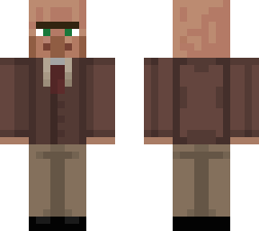 Villager With Suit | Minecraft Skin