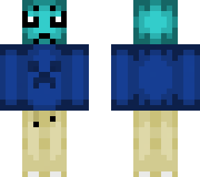 blue squid guy | Minecraft Skin
