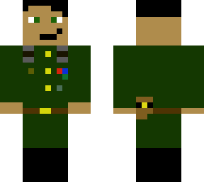 German General (Badges and Shoulder Pads) | Minecraft Skin