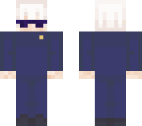 gojo (before becoming a kebab by toji) | Minecraft Skin