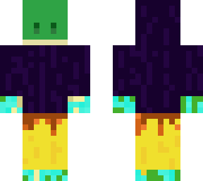 NRGturtle with ender hoodie and blaze trousers (edited) | Minecraft Skin