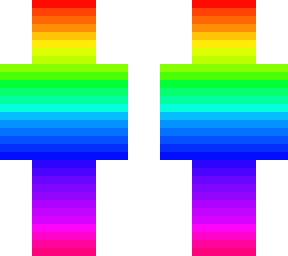 rainbow gradient | Minecraft Skin