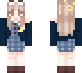 school uniform reiko | Minecraft Skin