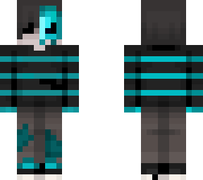 cyan pumpkin boy | Minecraft Skin