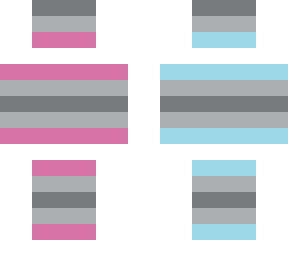 Demigirl and Demiboy | Minecraft Skin