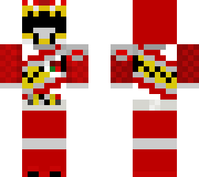 Zyuden Sentai Kyoryuger Brave - Brave Kyoryu Red | Minecraft Skin