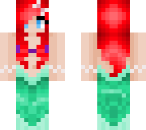 Ariel - The little mermaid | Minecraft Skin