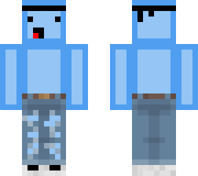 cool blue boy | Minecraft Skins