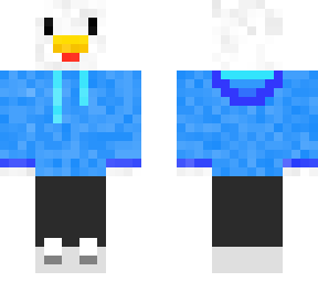 chicken blue hoodie yoyo | Minecraft Skin