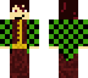 Tanjiro Kamado demon slayer | Minecraft Skin