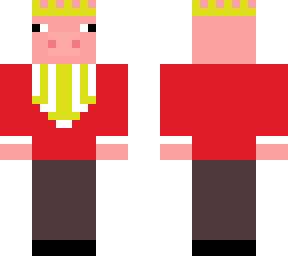 the king pig | Minecraft Skin