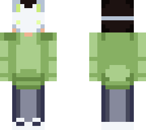 Green Fox Mask | Minecraft Skin