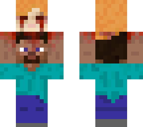 Alex's head [2nd v.] | Minecraft Skin