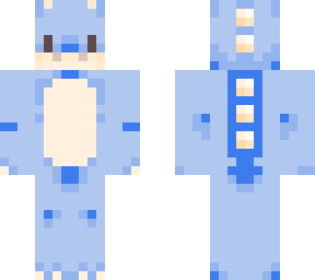 blue dino | Minecraft Skin