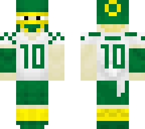 Bo Nix Ducks QB | Minecraft Skin
