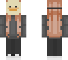 Red Head Duck Mask Girl (#2) | Minecraft Skin