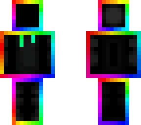 RGB Gamer infinite (effects) Better shading | Minecraft Skin