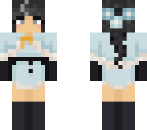 young lux in lightblue winter | Minecraft Skin