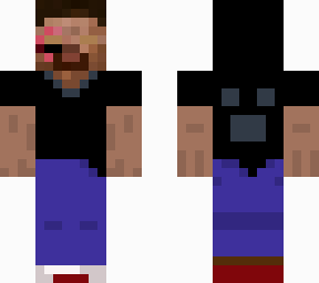 Brine/Nuke without Eyes with bruised eye | Minecraft Skin