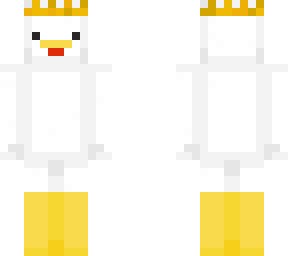chicken with crown | Minecraft Skin